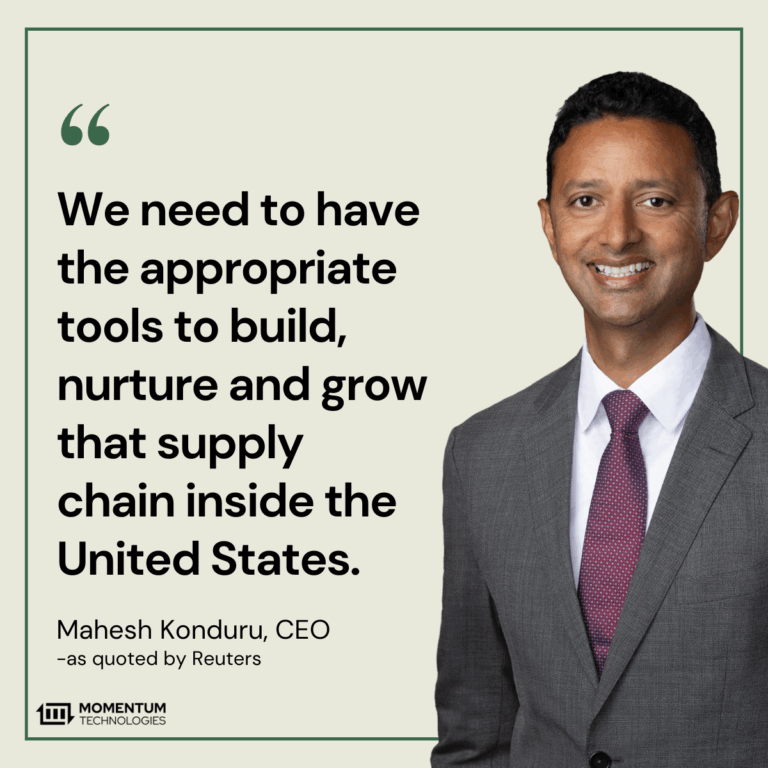 Momentum CEO Mahesh Konduru Featured in Reuters Article on Tax-Cut Bill ...